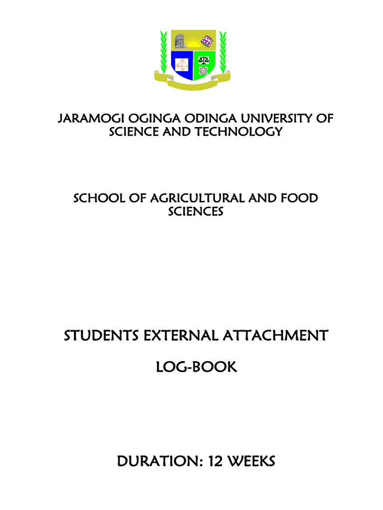 External Attachment Logbook (SAFS) | PDF
