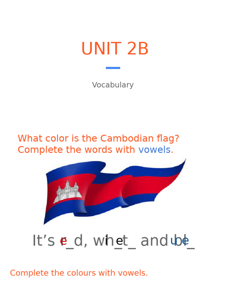 UNIT 2B Vocabulary + Grammar | PDF