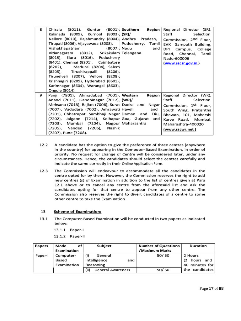 SSC Je Syllabus | PDF