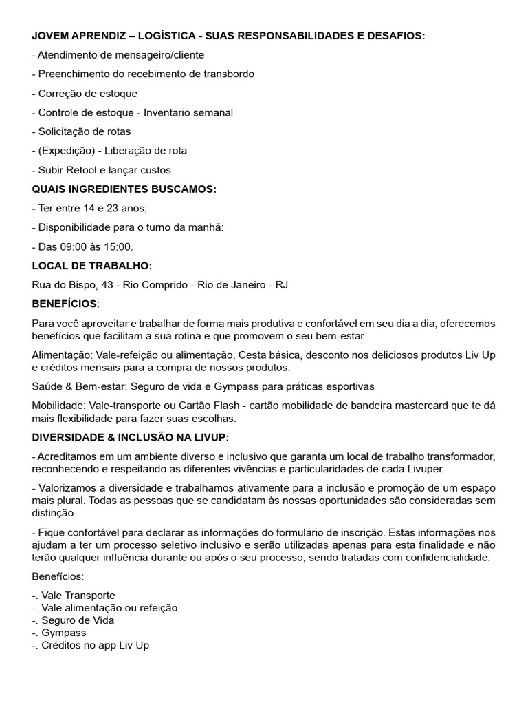 Job descriptions | PDF | Humano