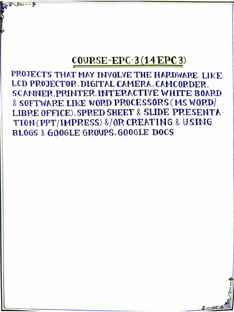 EPC 3 2nd Practicum | PDF