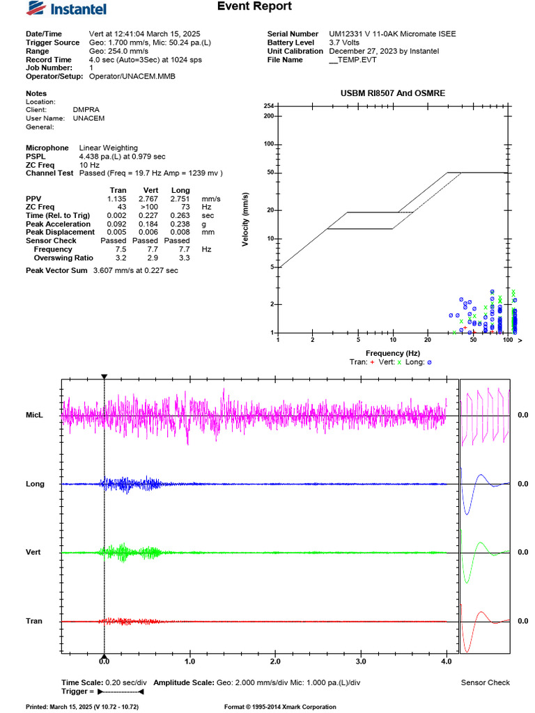 Sismografia 15.03.25 Geo Unacem | PDF | Electronics | Acoustics