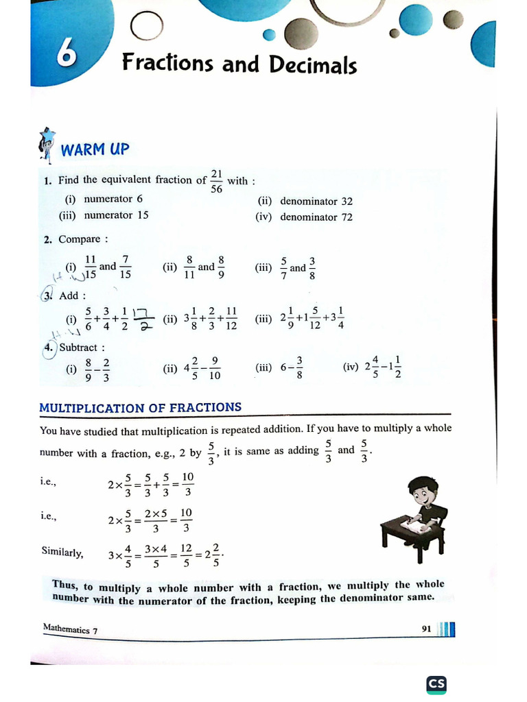 Gr 7 Fractions and Decimals (2) | PDF
