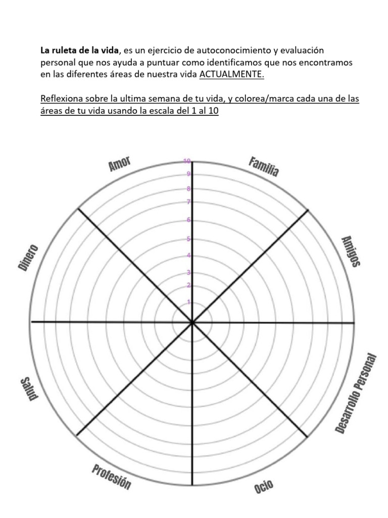 Formato Ruleta de La Vida | PDF
