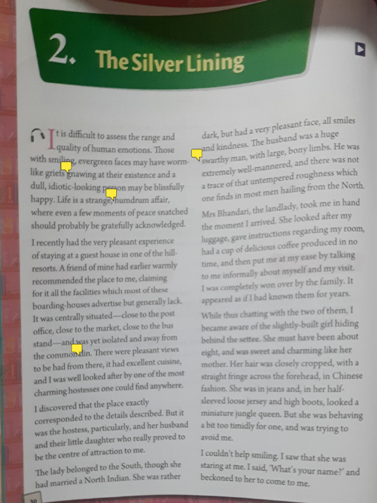 The Silver Lining ENGLISH | PDF | Grammatical Tense | Verb