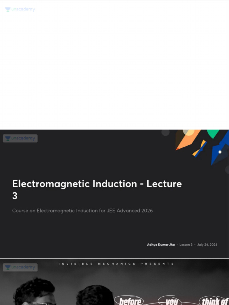 Electromagnetic Induction Lecture 3 With Anno | PDF