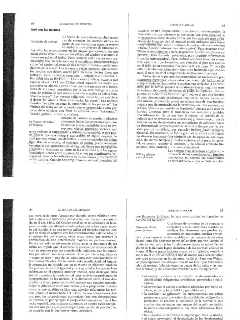 Texto 1 - Atienza - Tipos de Normas | PDF