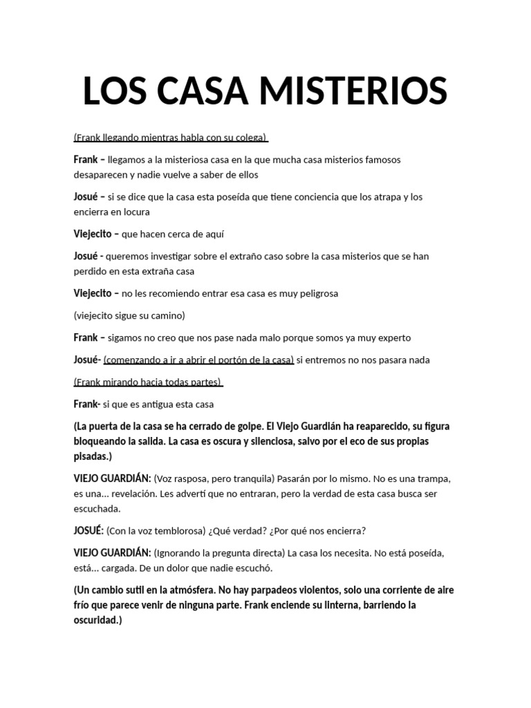 Los Casa Misterios | PDF