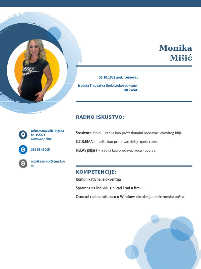 CV Mone - PDF Version Cv3 | PDF
