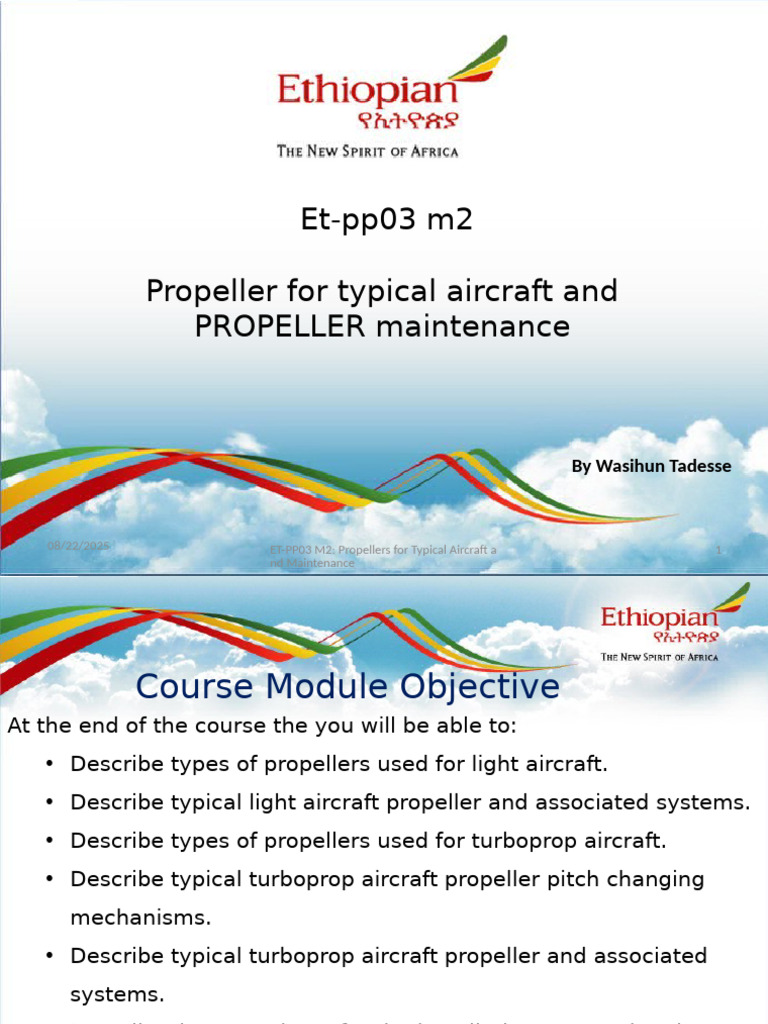 Et-Pp03 m2 Propeller For Typical Aircraft and PROPELLER Maintenance | PDF | Rotating Machines ...