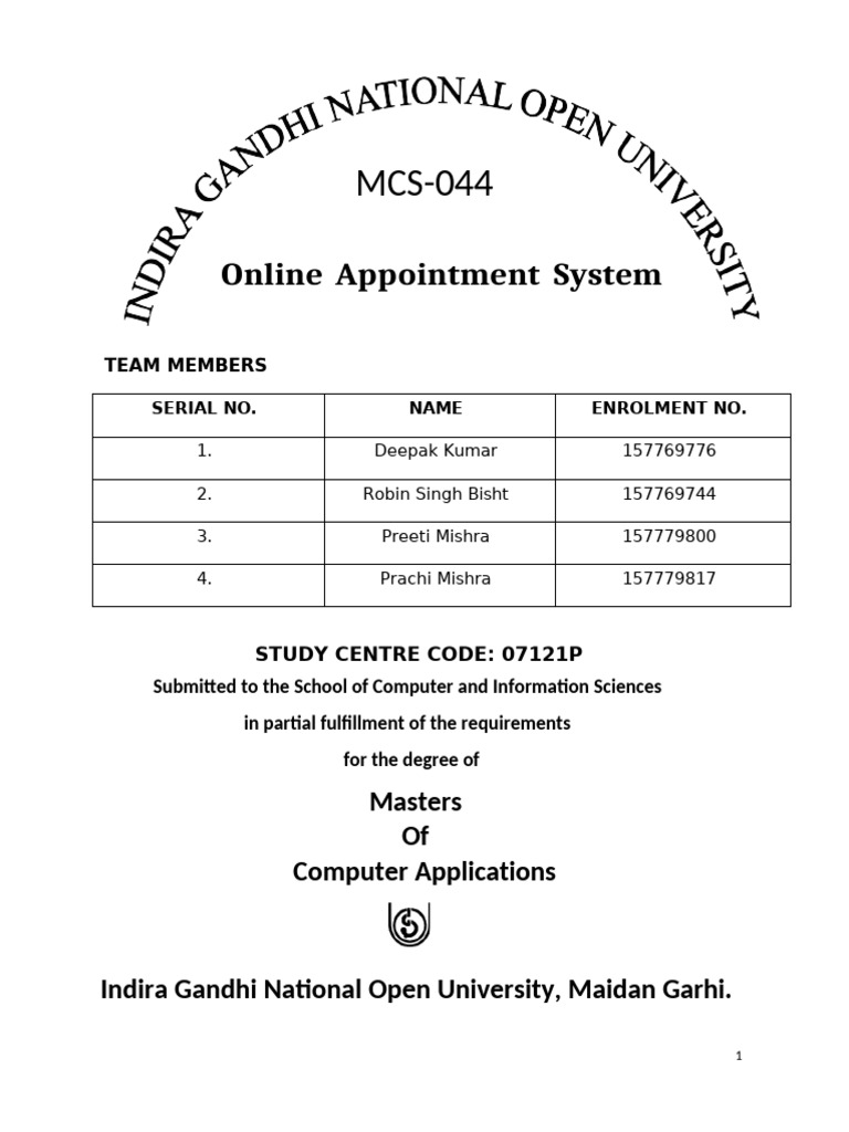 Online Appointment System Overview | PDF | Information Technology ...