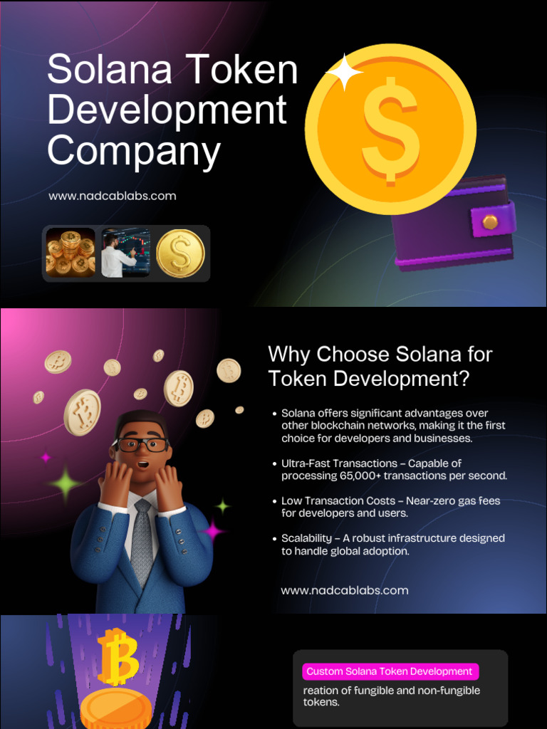 Solana Token Development Services Guide | PDF | Computing