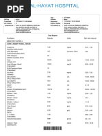 Sample Report Lal Path Labs | PDF | Medical Specialties