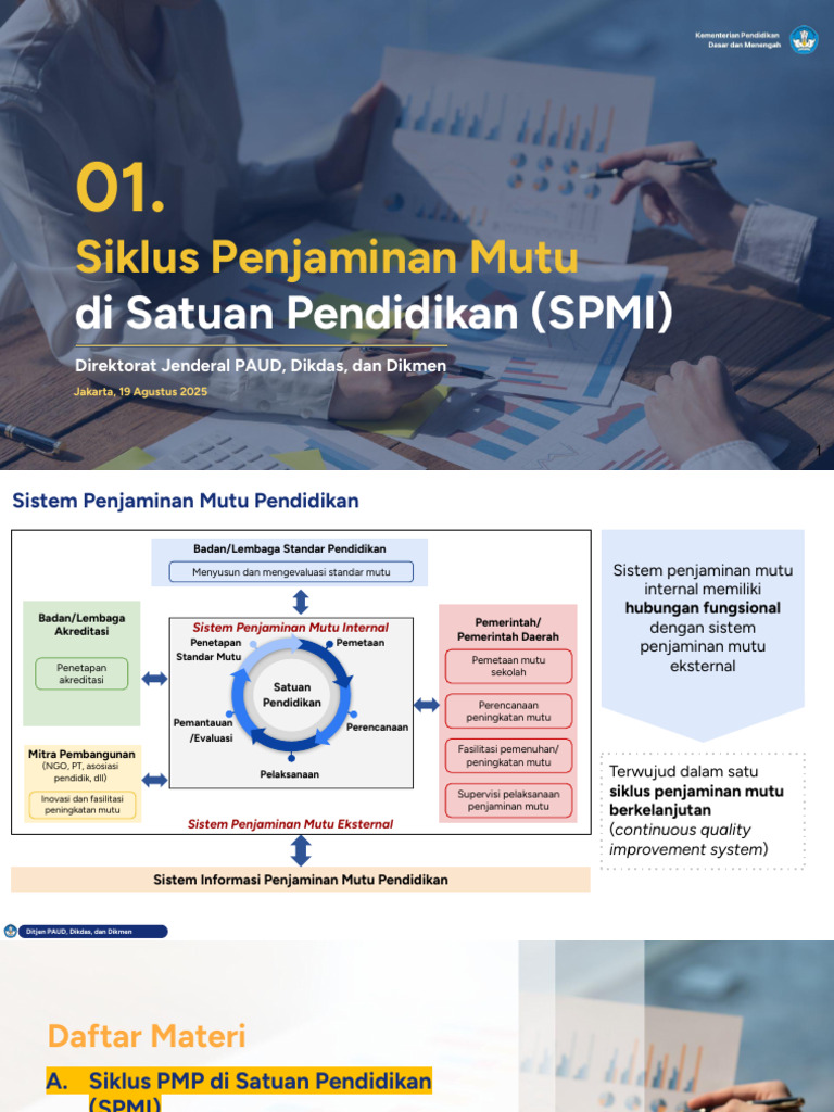 Siklus Penjaminan Mutu PAUD | PDF