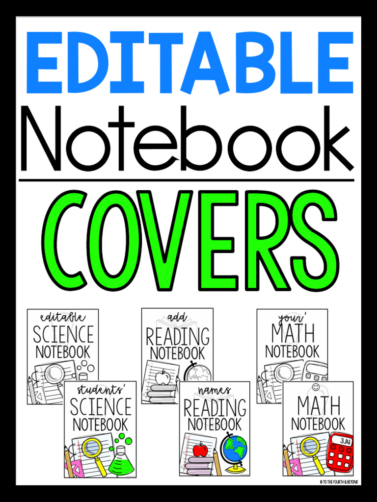 Editable Math Notebook Covers | PDF | Mathematics | Science