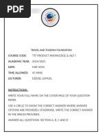 Grade 12 Tourism World Time Zones Worksheet | PDF