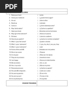 Spanish 1 - Unit 1 Test, Full | PDF | Languages | Foreign Language Studies