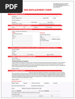 Airtel Sim.... Swap Form | PDF