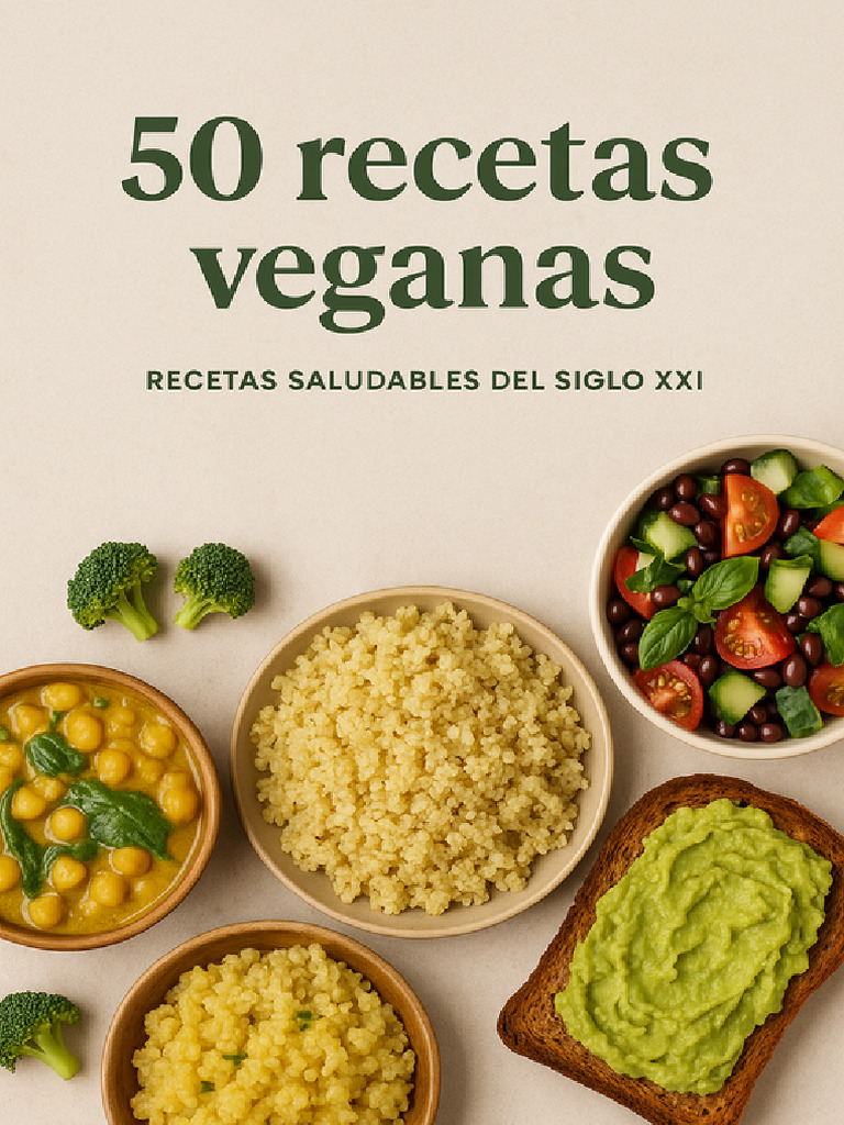 50 Recetas Veganas | PDF | Postres | ensalada