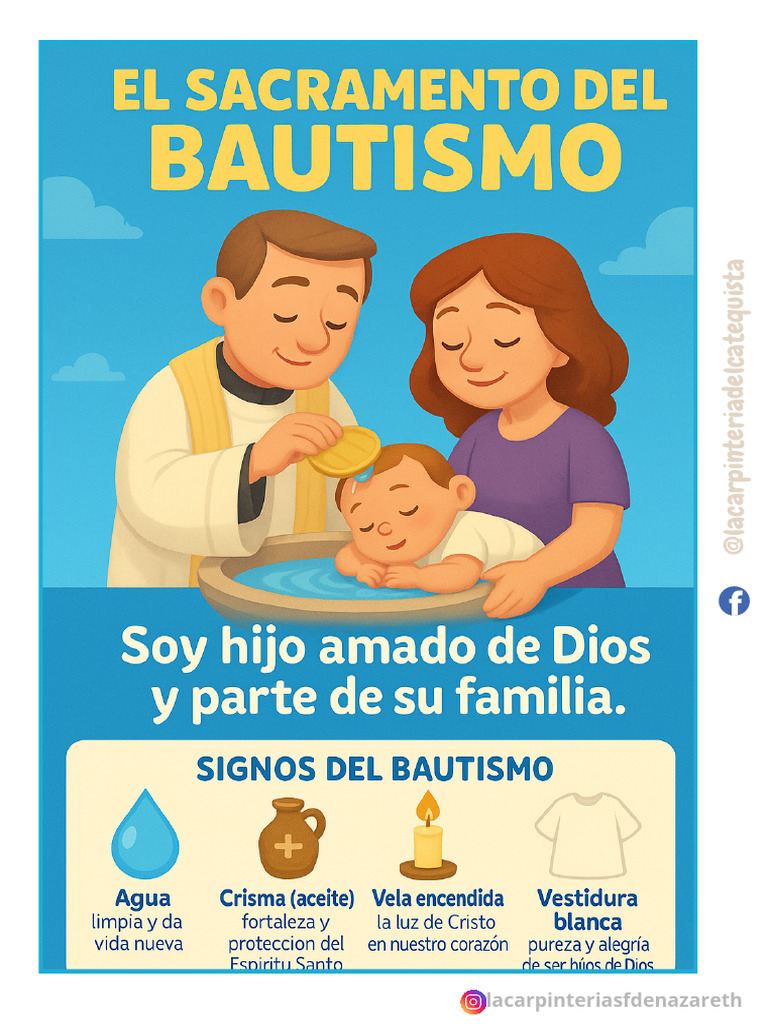 Sacramento del Bautismo para Niños | PDF | Bautismo | eucaristía