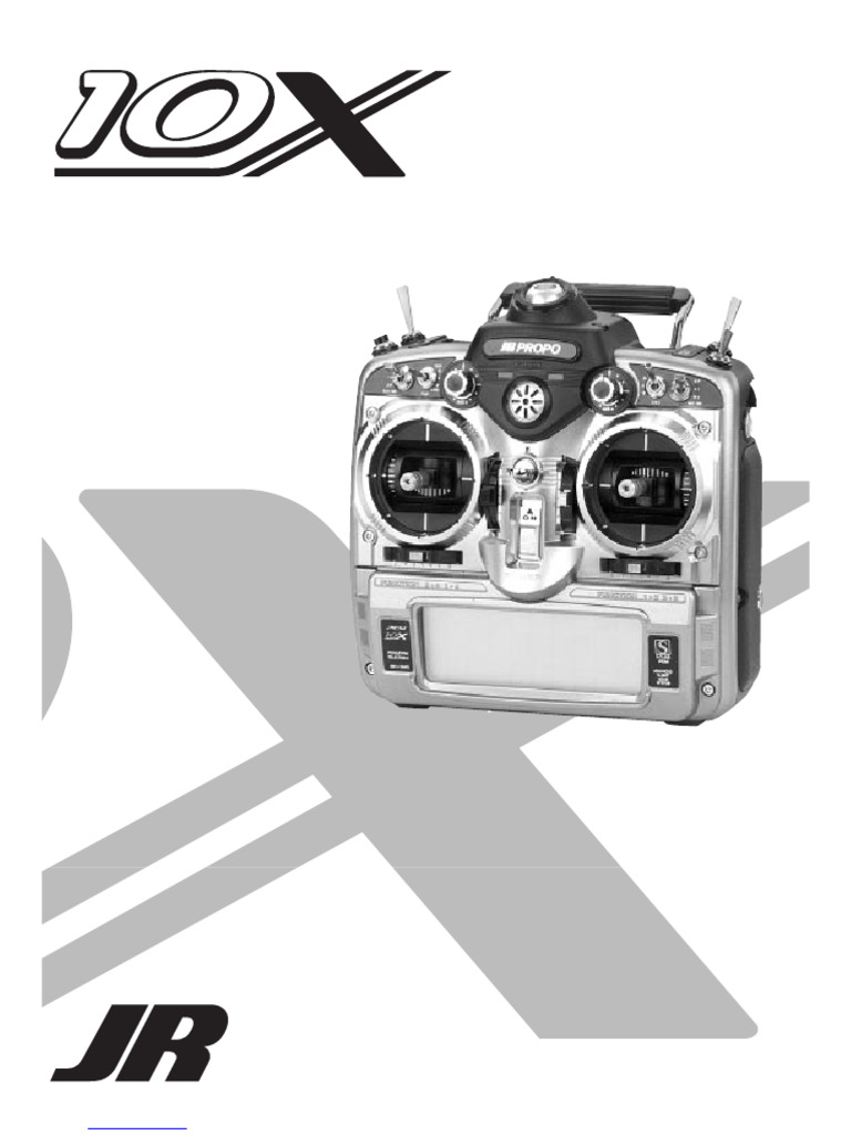 JR 10x Manual | PDF | Battery Charger | Radio