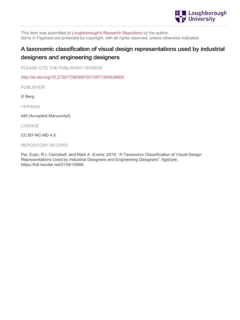 A Taxonomic Classification of Visual Design Representati | PDF ...