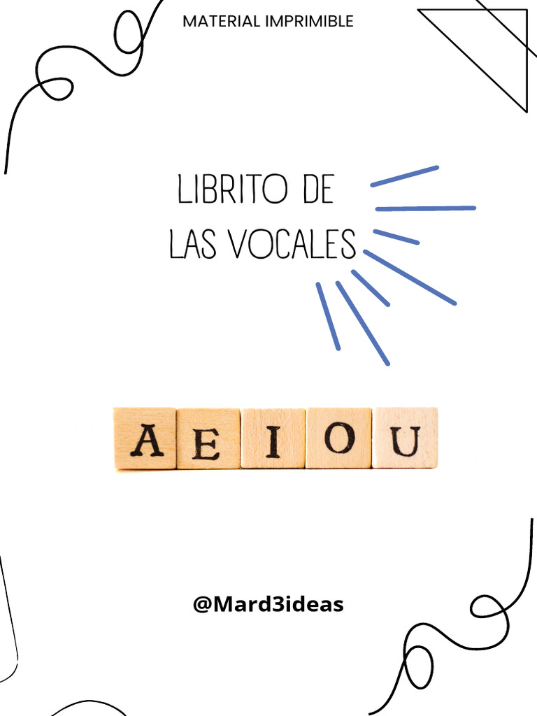 Librito de vocales@MARD3IDEAS | PDF