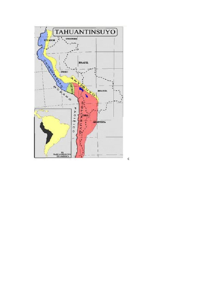 Mapa Imperio Incas | PDF