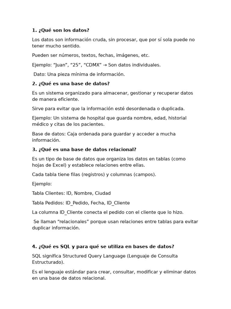 Manual PostgreSQL | PDF | Bases de datos | SQL