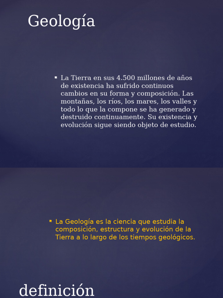 Ramas de la Geología y su Estudio | PDF | Geología | Geografía Física