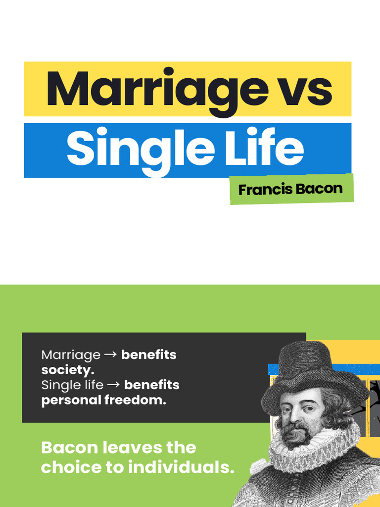 Marriage Vs Single Life | PDF | Marriage | Friendship