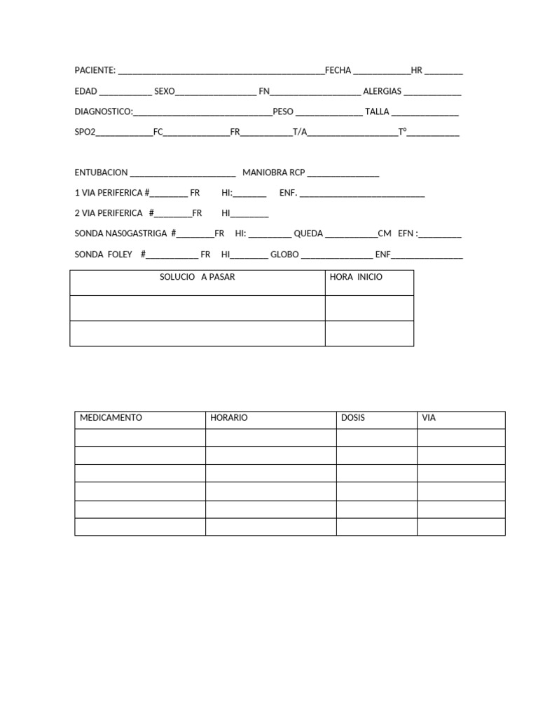 Paciente en Choke | PDF