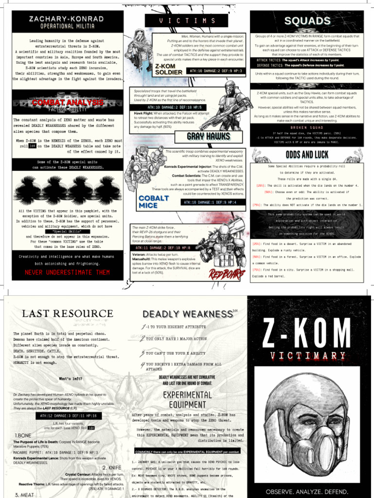 Z-KOM Victimary - Cut Marks | PDF