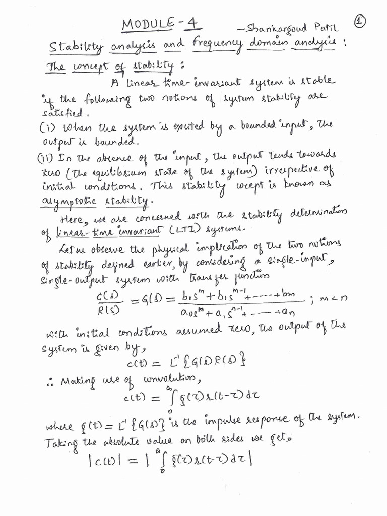 Module 4 - Stabilty Analysis | PDF