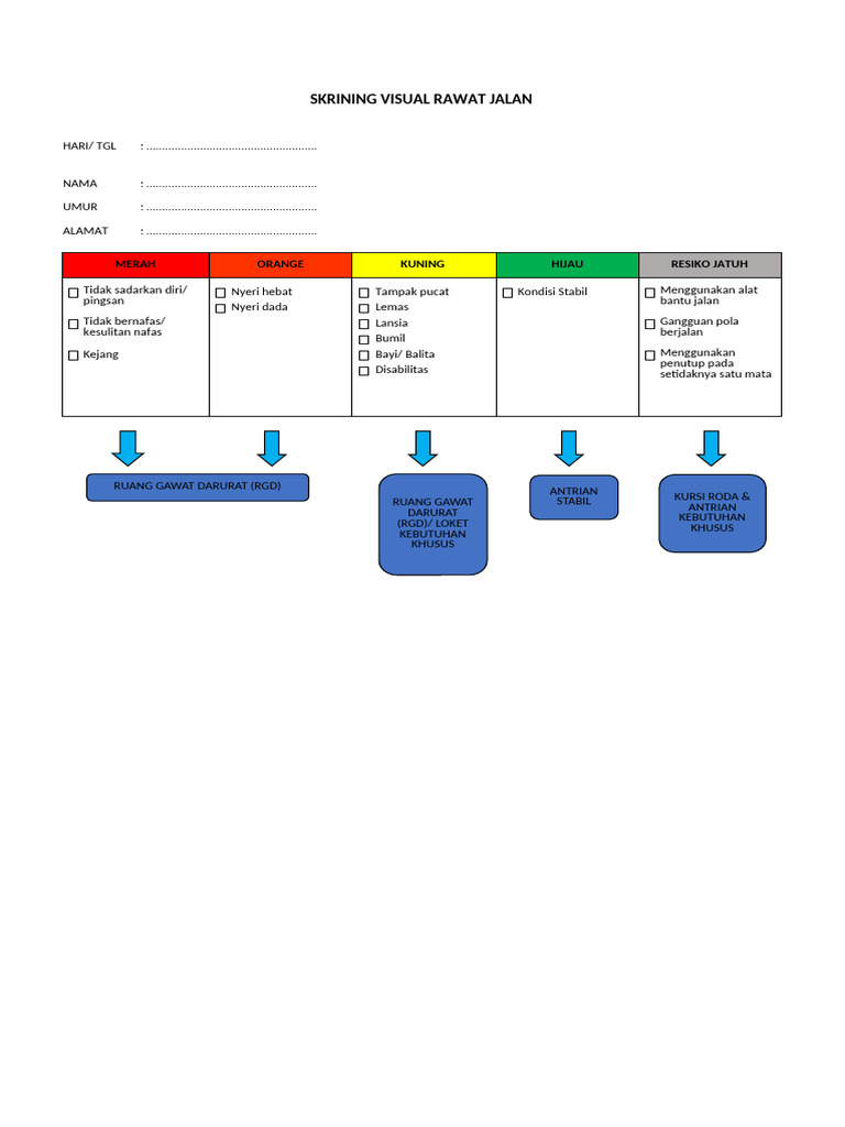Form Skrining Visual | PDF