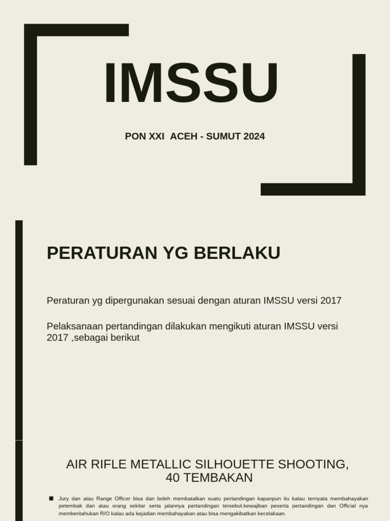 Imssu Rules - Power Point | PDF