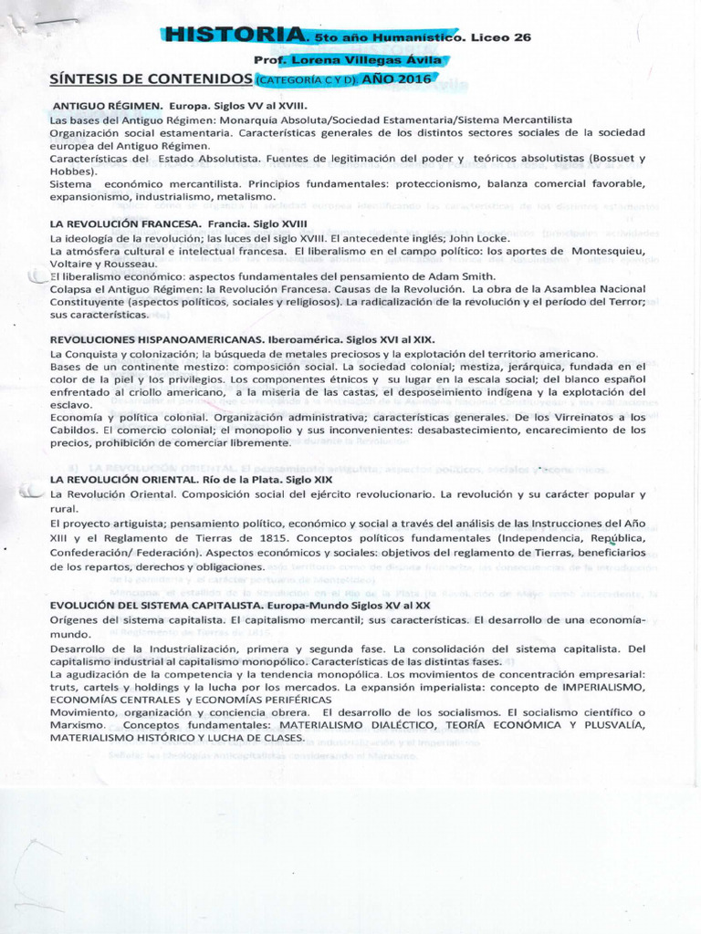 Historia 2dh | PDF