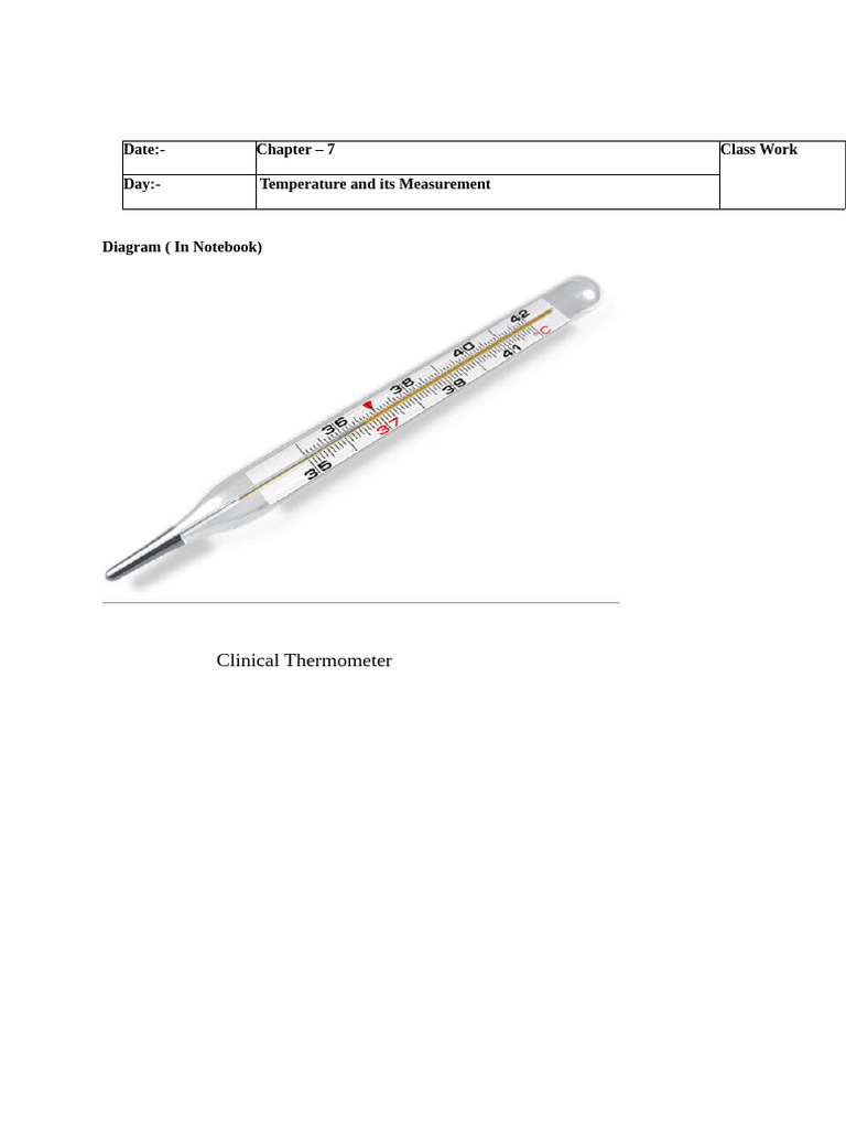 Understanding Thermometers and Temperature | PDF | Temperature ...