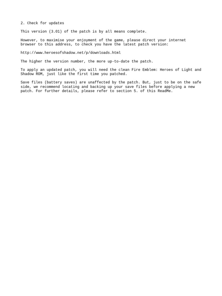 Check For Updates | PDF