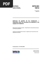 Iso 10012 2003 | PDF | Calidad (comercial) | Medición