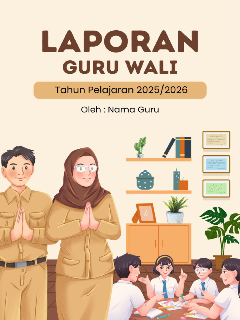 Contoh Format Laporan Guru Wali | PDF