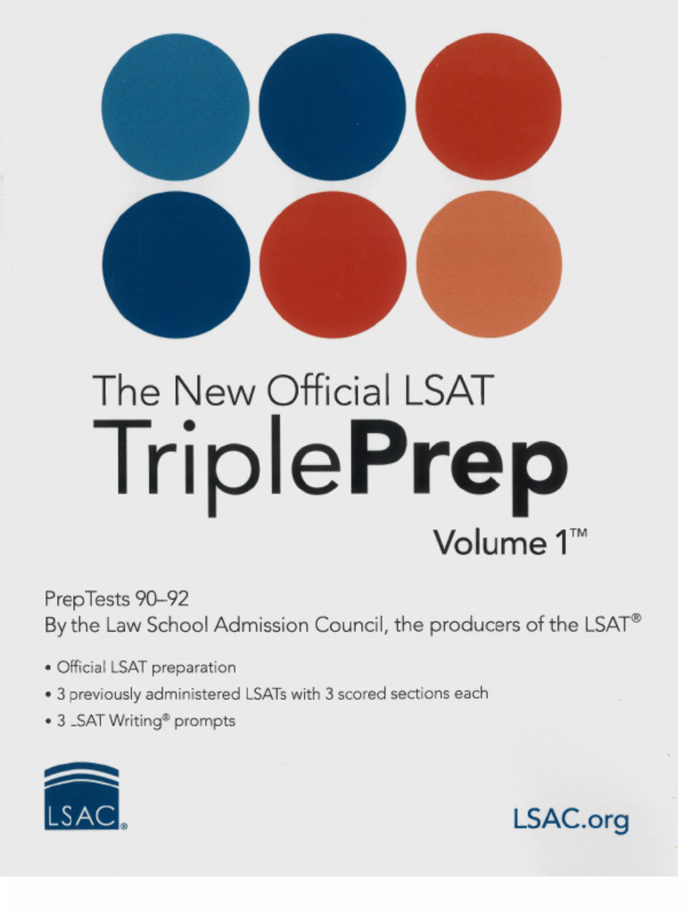 Law School Admission Council - The New Official LSAT TriplePrep Volume ...