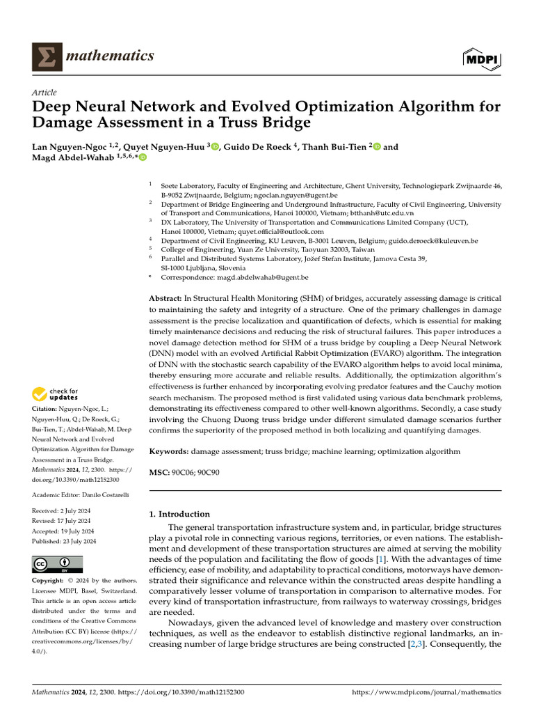 Mathematics 12 02300 v2 | PDF | Deep Learning | Mathematical Optimization