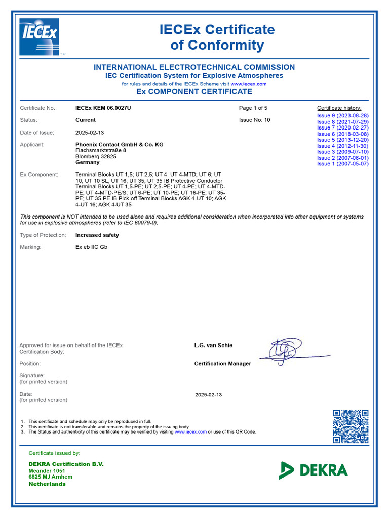 07 IECEx IECExKEM060027U | PDF | Insulator (Electricity) | Electrical ...