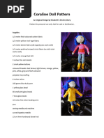 Izzy Doll Pattern | PDF | Knitting | Yarn