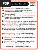 Major Indian Military and Humanitarian Operations | PDF | Pakistan ...