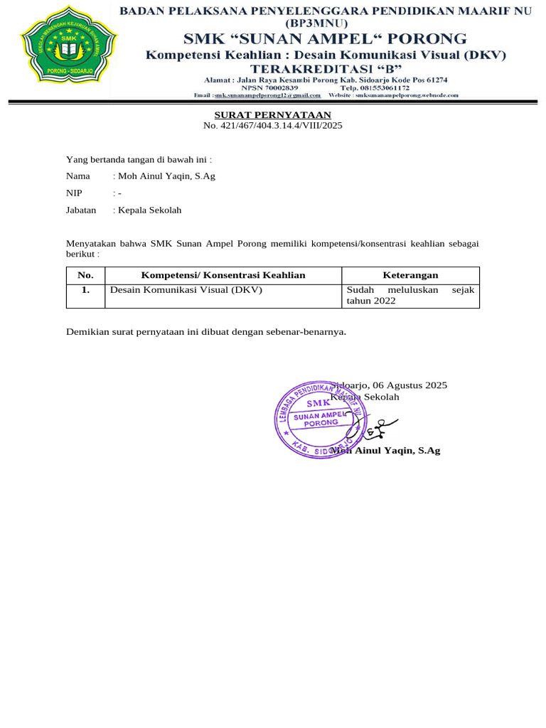 Bukti Komli 2025 | PDF