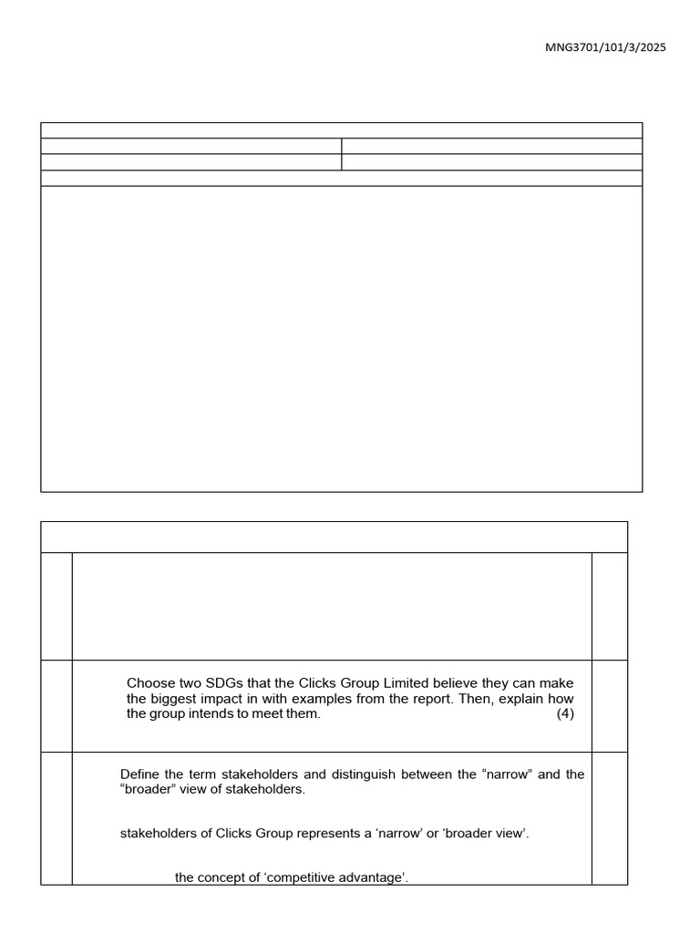 MNG 3701 Assignment 1 Semester 2 | PDF | Plagiarism