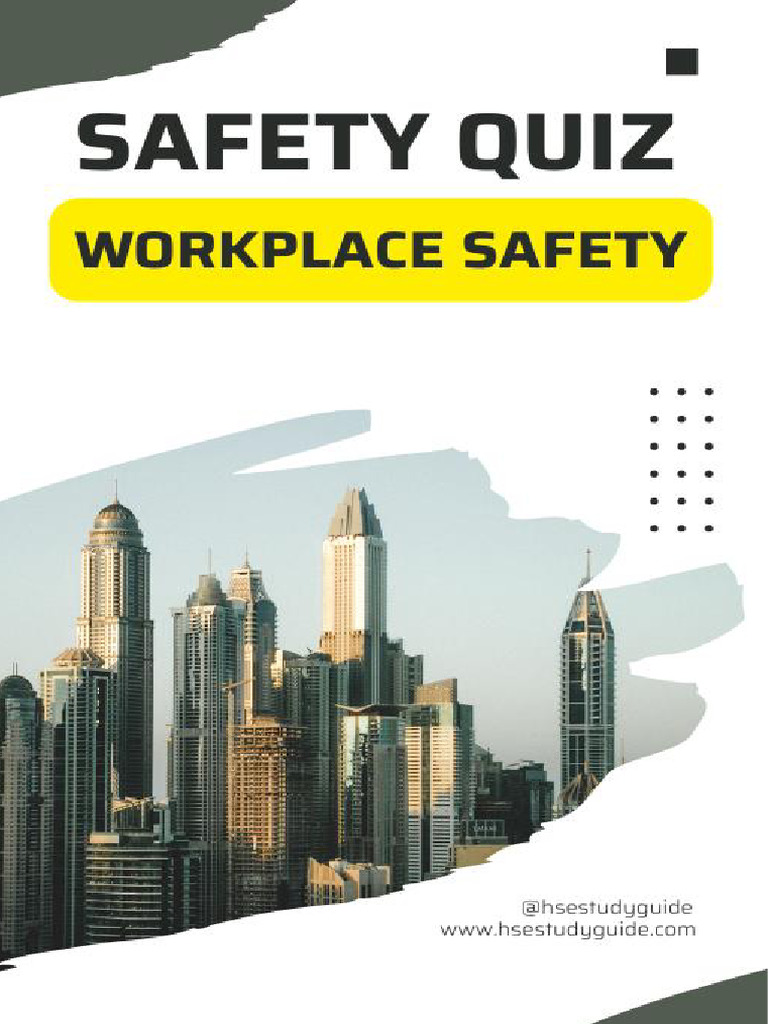 Workplace Safety Guidelines and Procedures | PDF | Occupational Safety ...