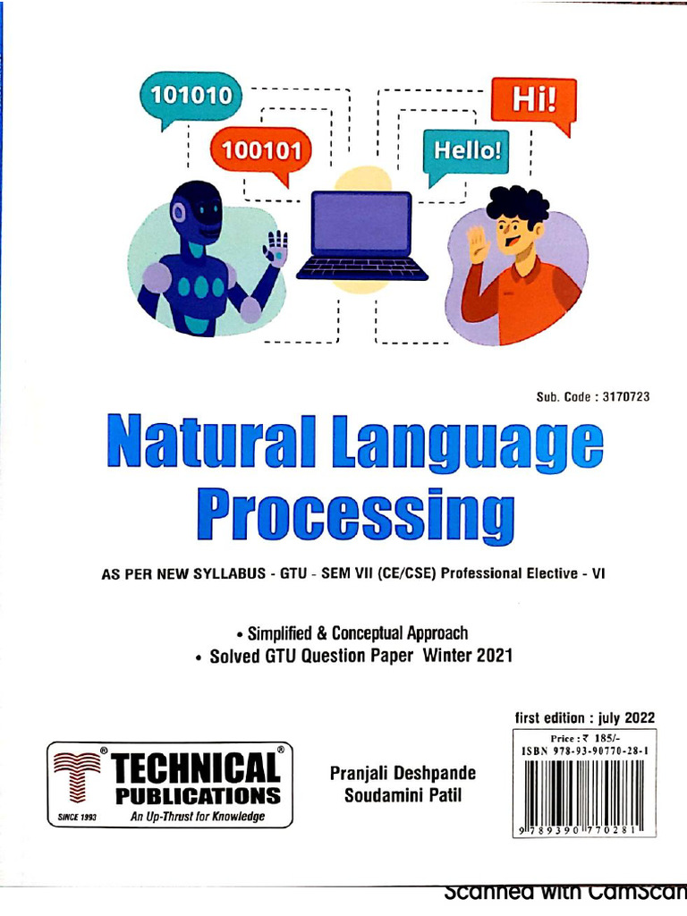 NLP - Book - Meet Patel - Apy Material | PDF